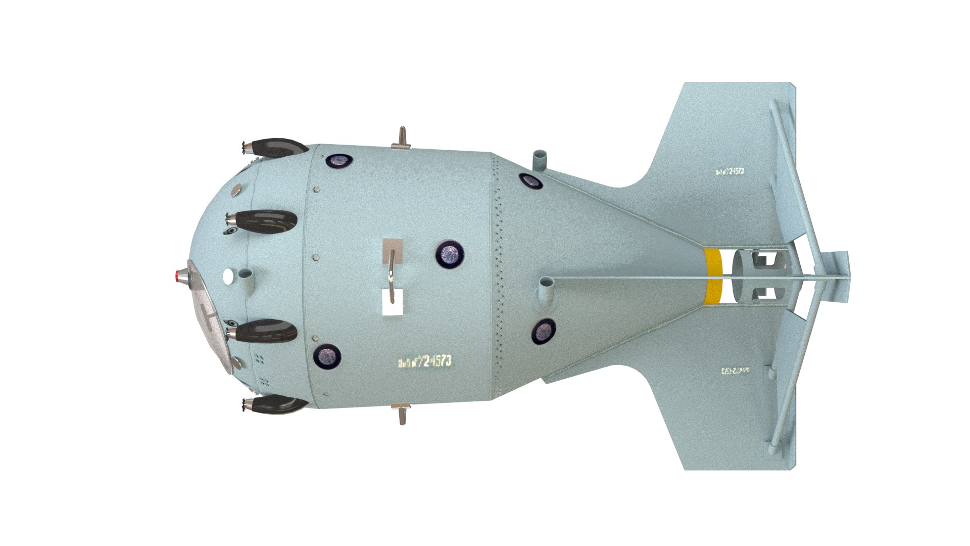 3D Model RDS-1 First Soviet Atomic Bomb - TurboSquid 2097532