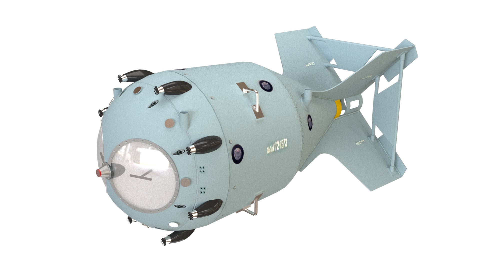 3D Model RDS-1 First Soviet Atomic Bomb - TurboSquid 2097532