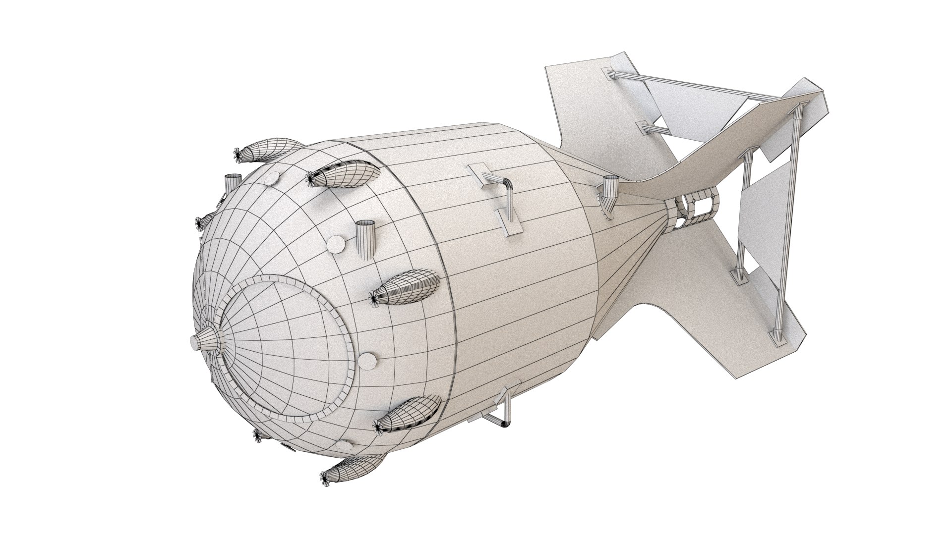 3D Model RDS-1 First Soviet Atomic Bomb - TurboSquid 2097532