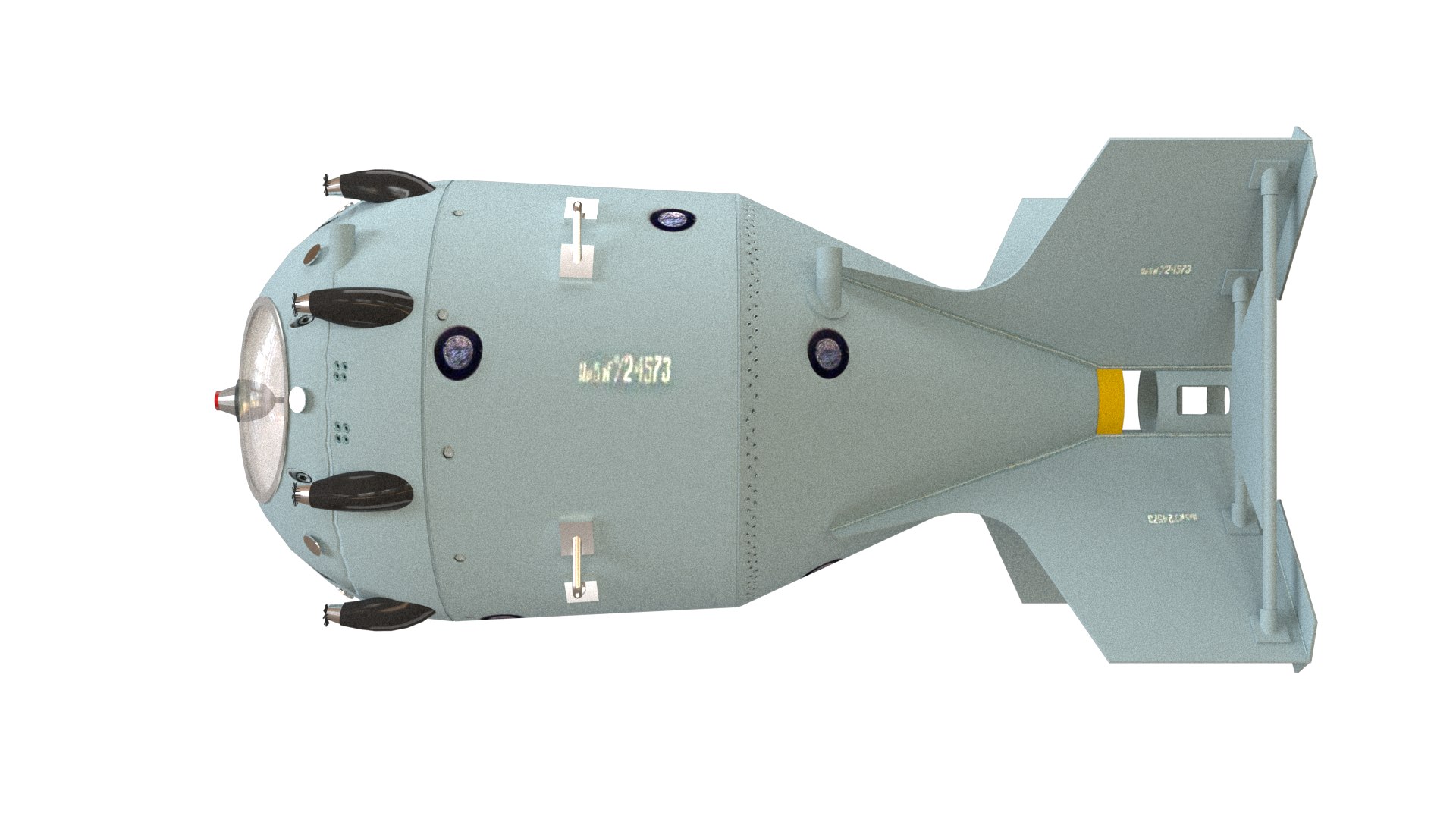 3D Model RDS-1 First Soviet Atomic Bomb - TurboSquid 2097532