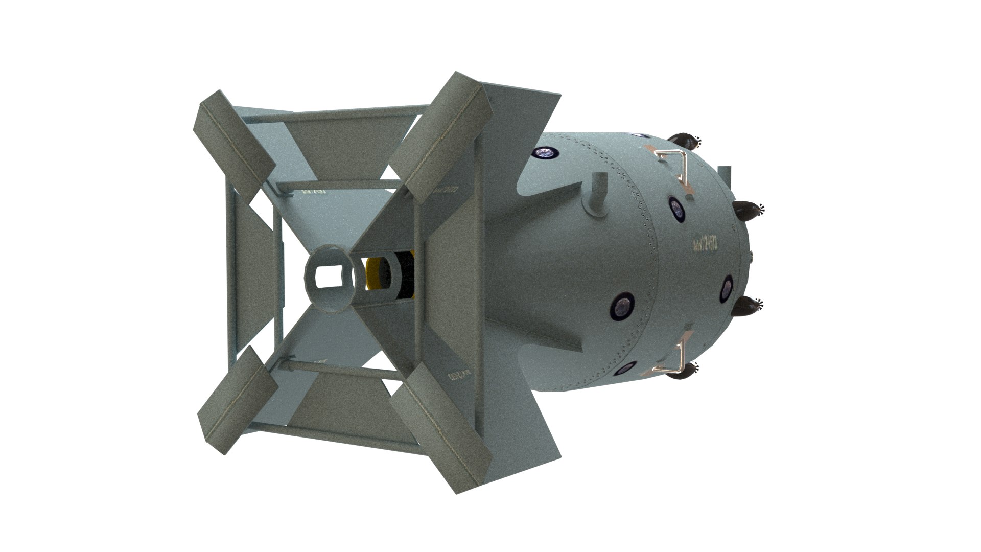 3D Model RDS-1 First Soviet Atomic Bomb - TurboSquid 2097532