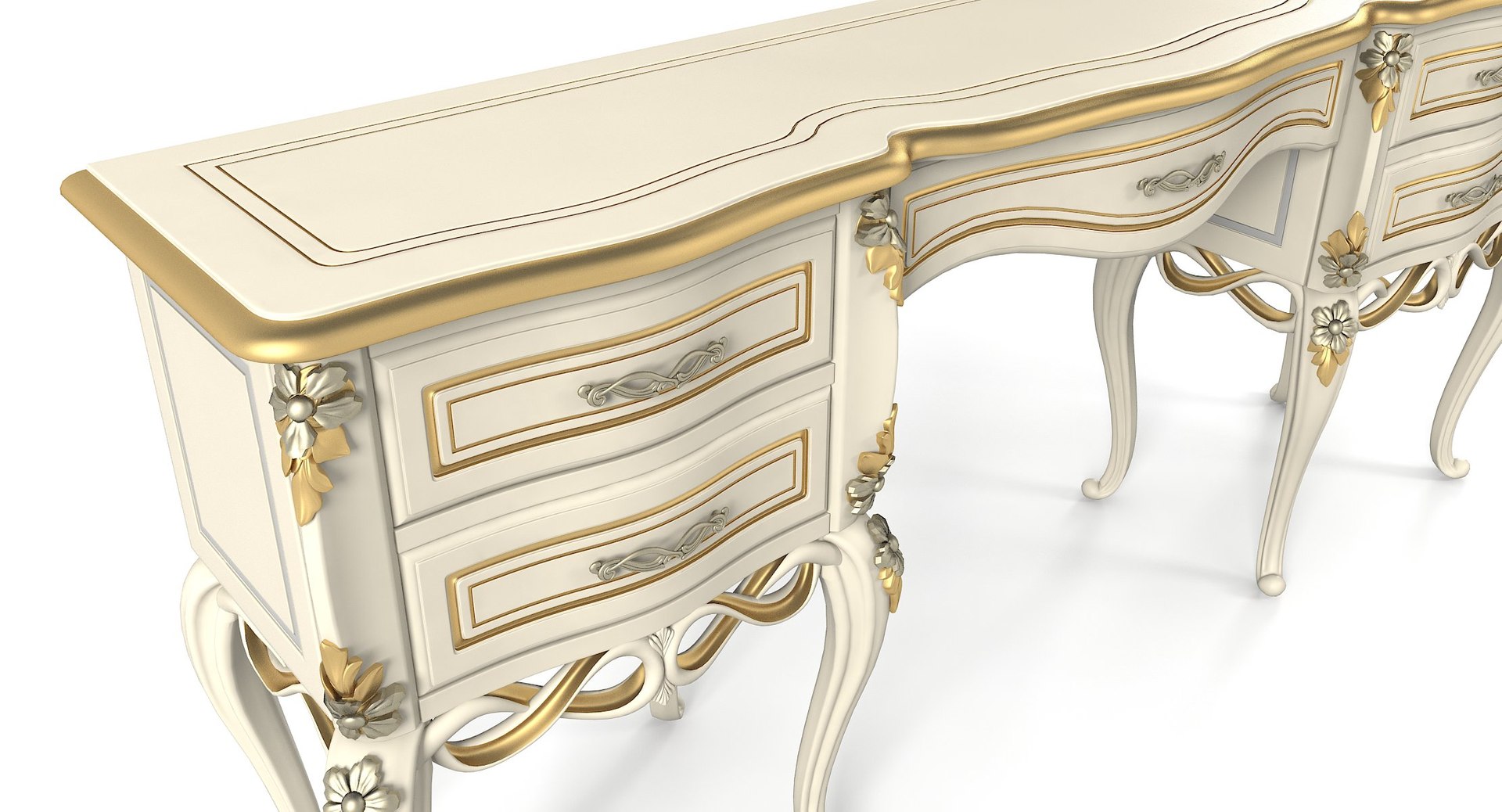 3D signorini coco dressing table model - TurboSquid 1288730