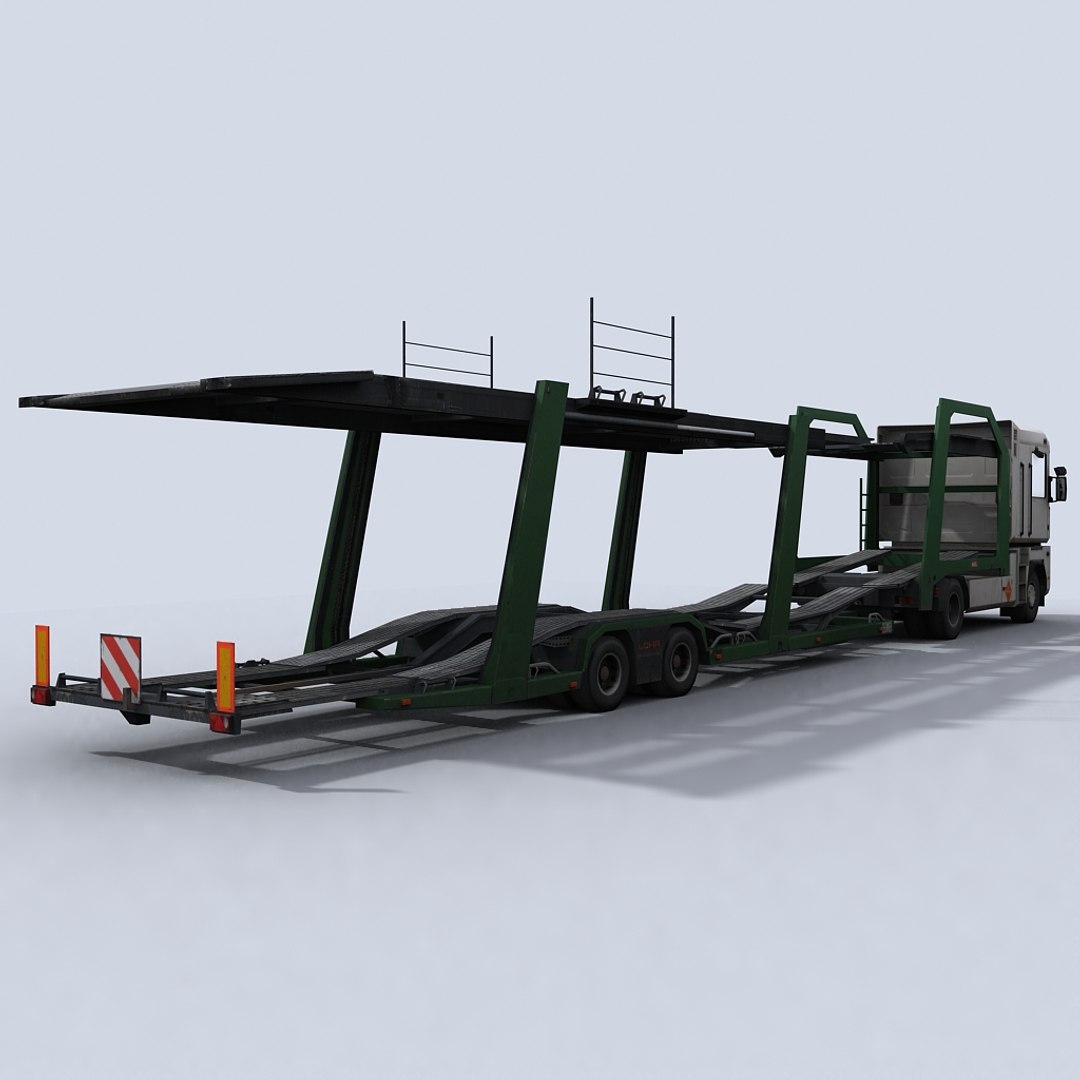 3d Car Transporter Truck Model