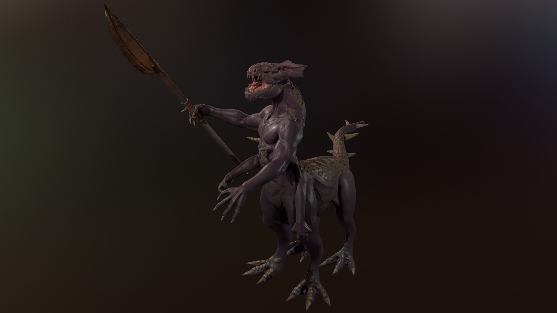 3D lizard humanoid - TurboSquid 1467051
