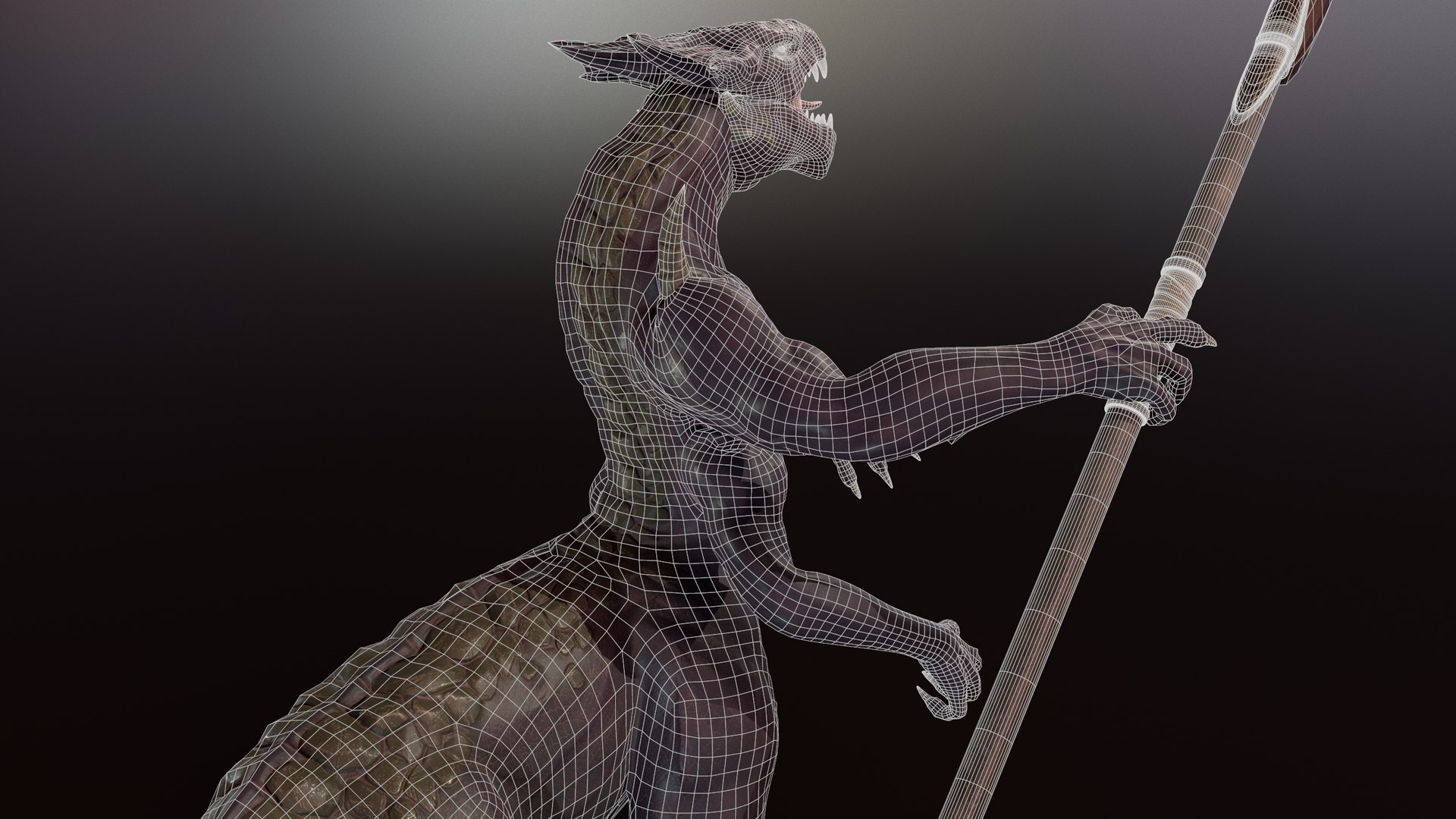 3D lizard humanoid - TurboSquid 1467051