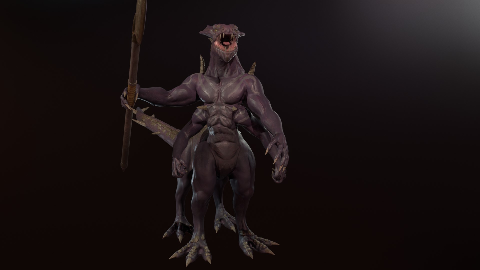 3D lizard humanoid - TurboSquid 1467051