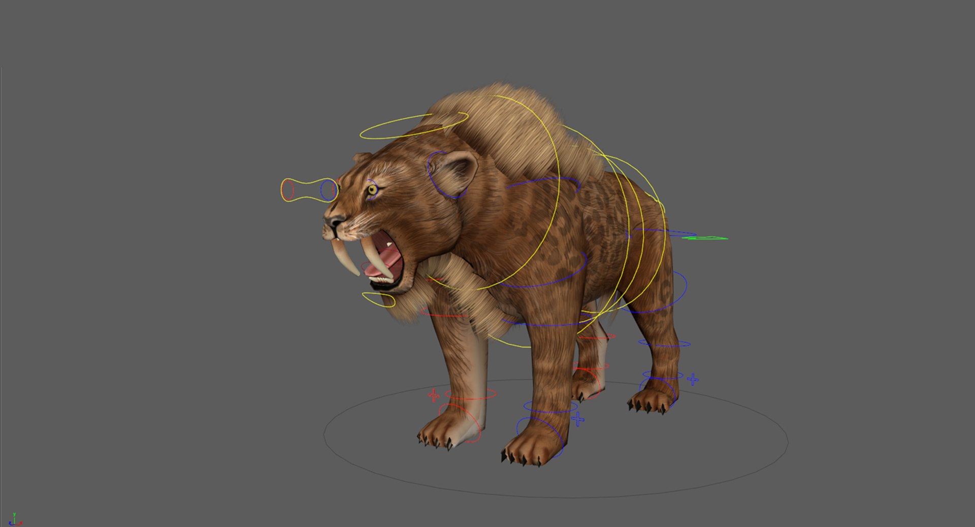Saber tooth 3D model - TurboSquid 1598747