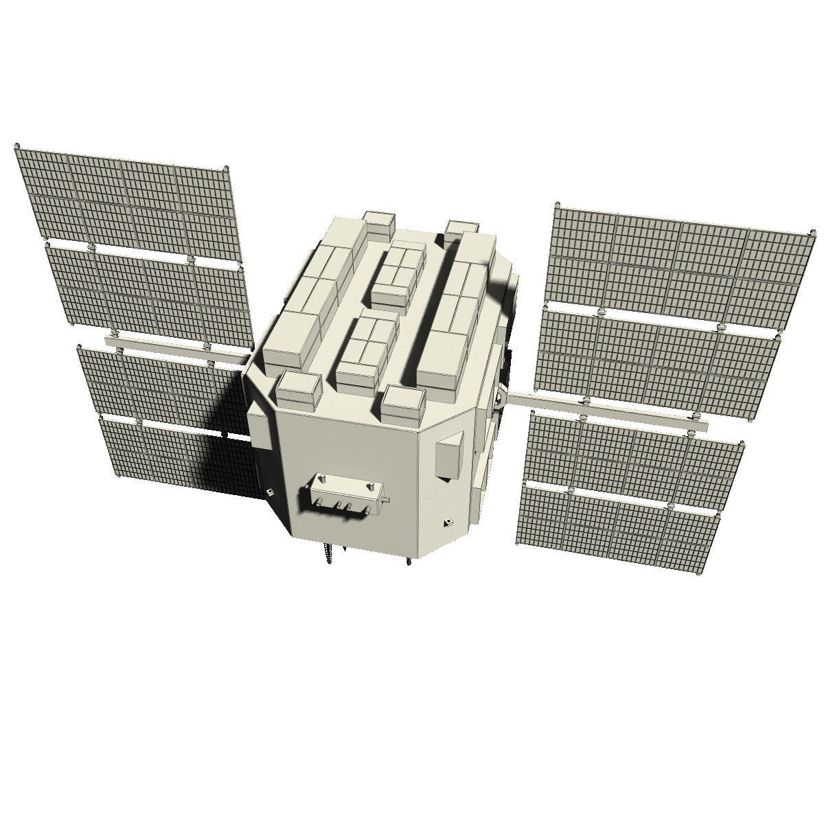 3d model satellite gps