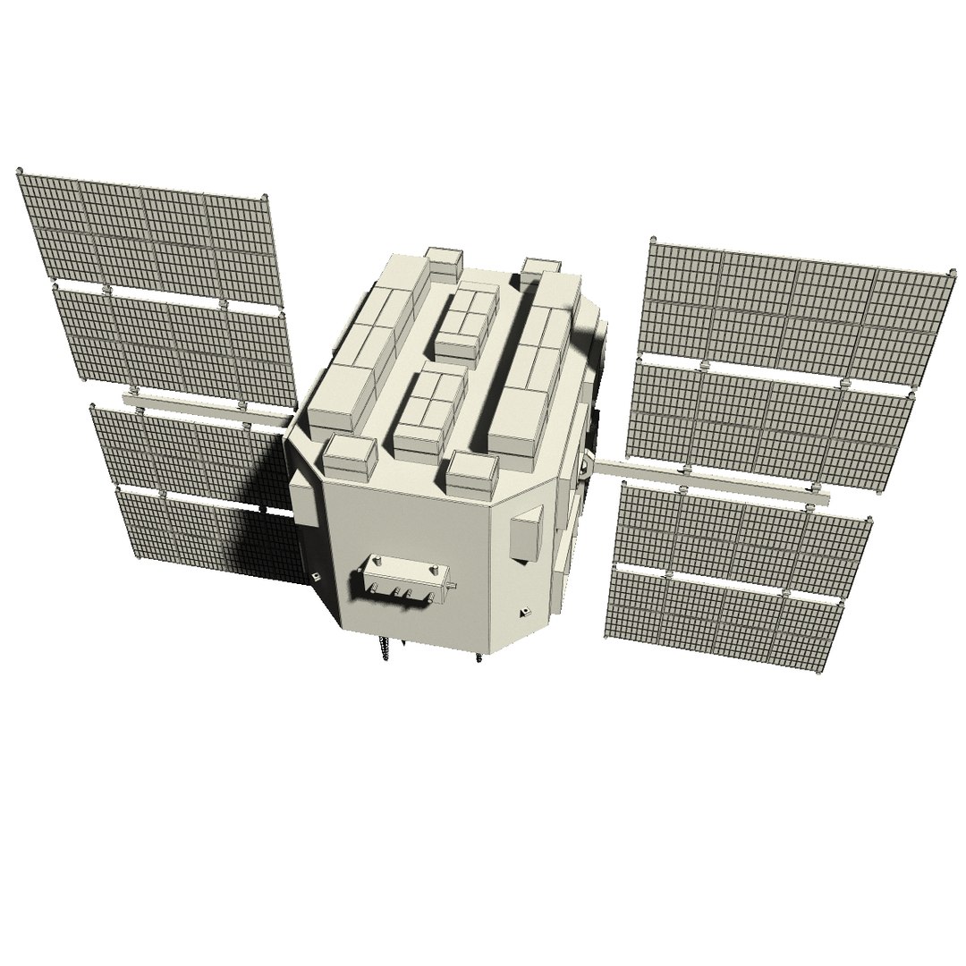 3d model satellite gps