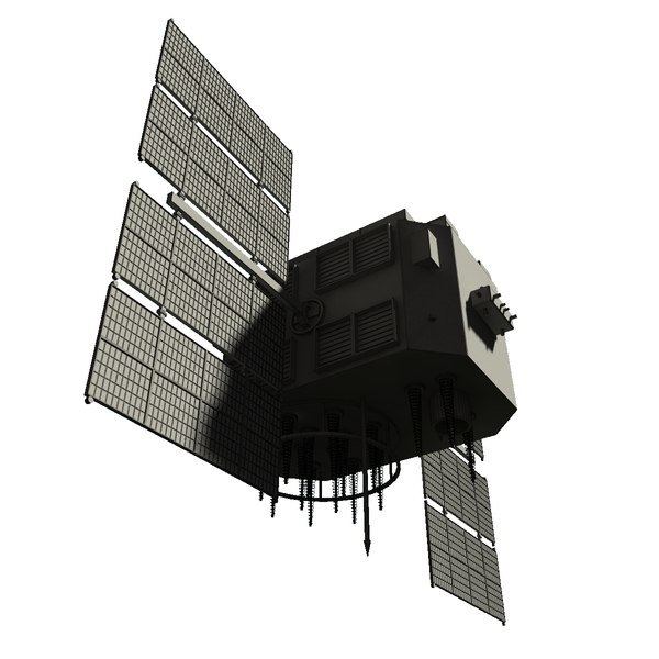 3d model satellite gps