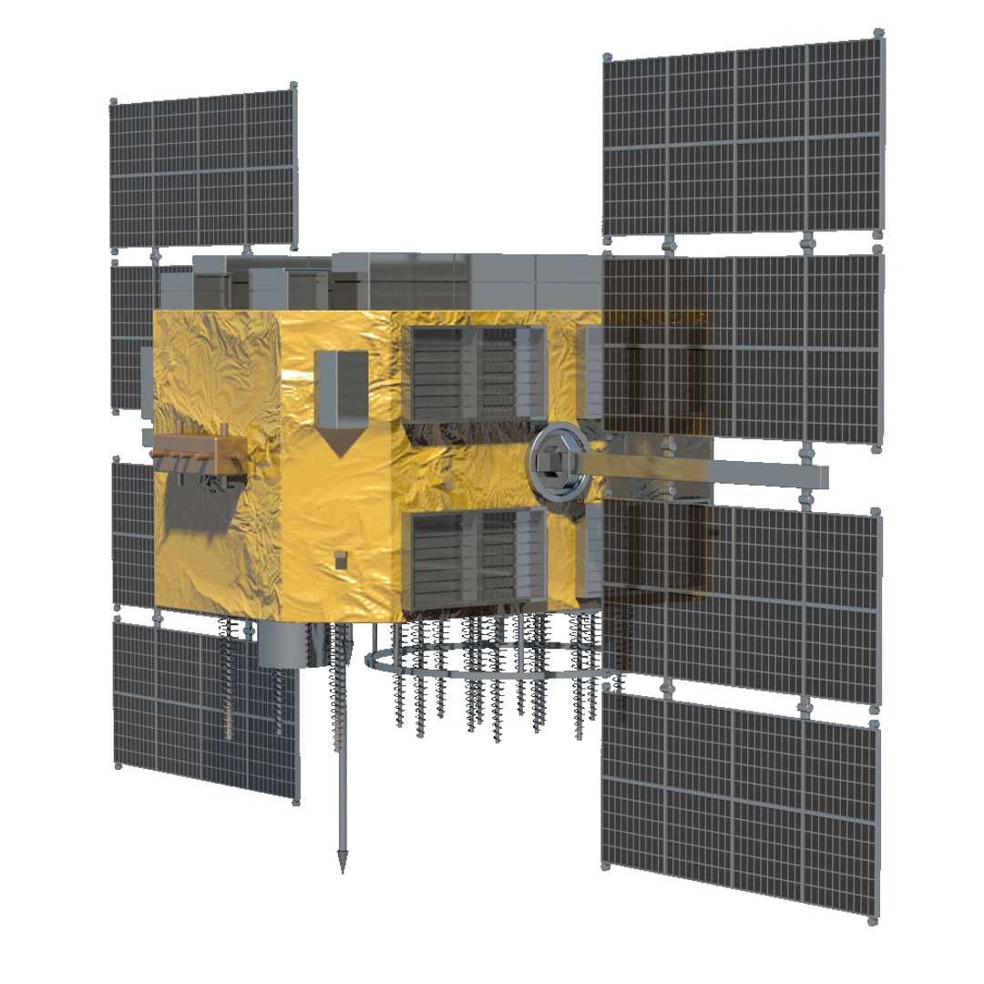 3d model satellite gps