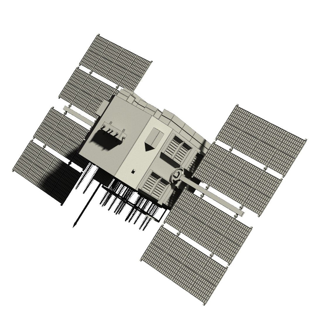 3d model satellite gps