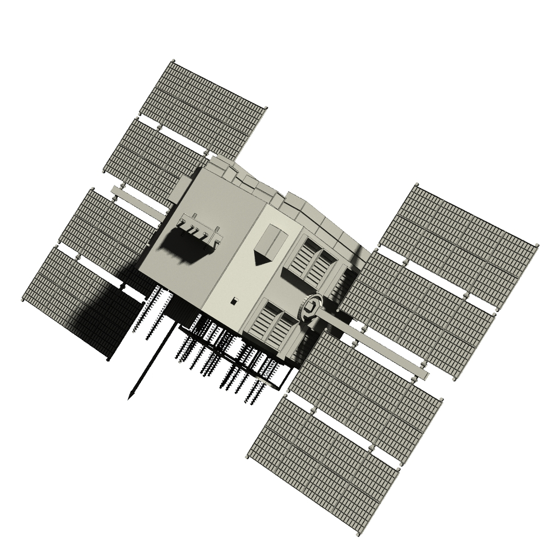 3d model satellite gps