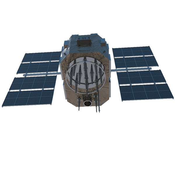 3d model satellite gps