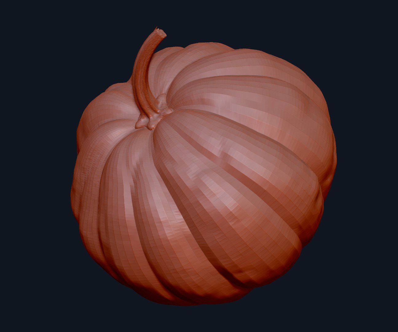 Pumpkin 3 polly 3D model - TurboSquid 1335754