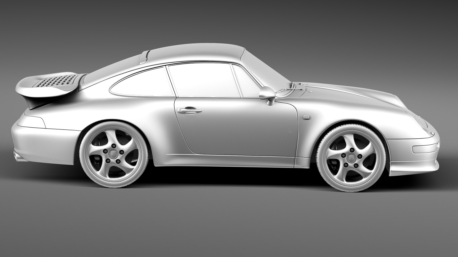 Porsche 911 993 Sport 3d 3ds