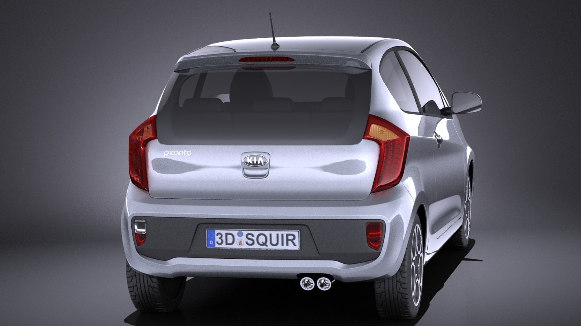 3d Model Kia Picanto 2015