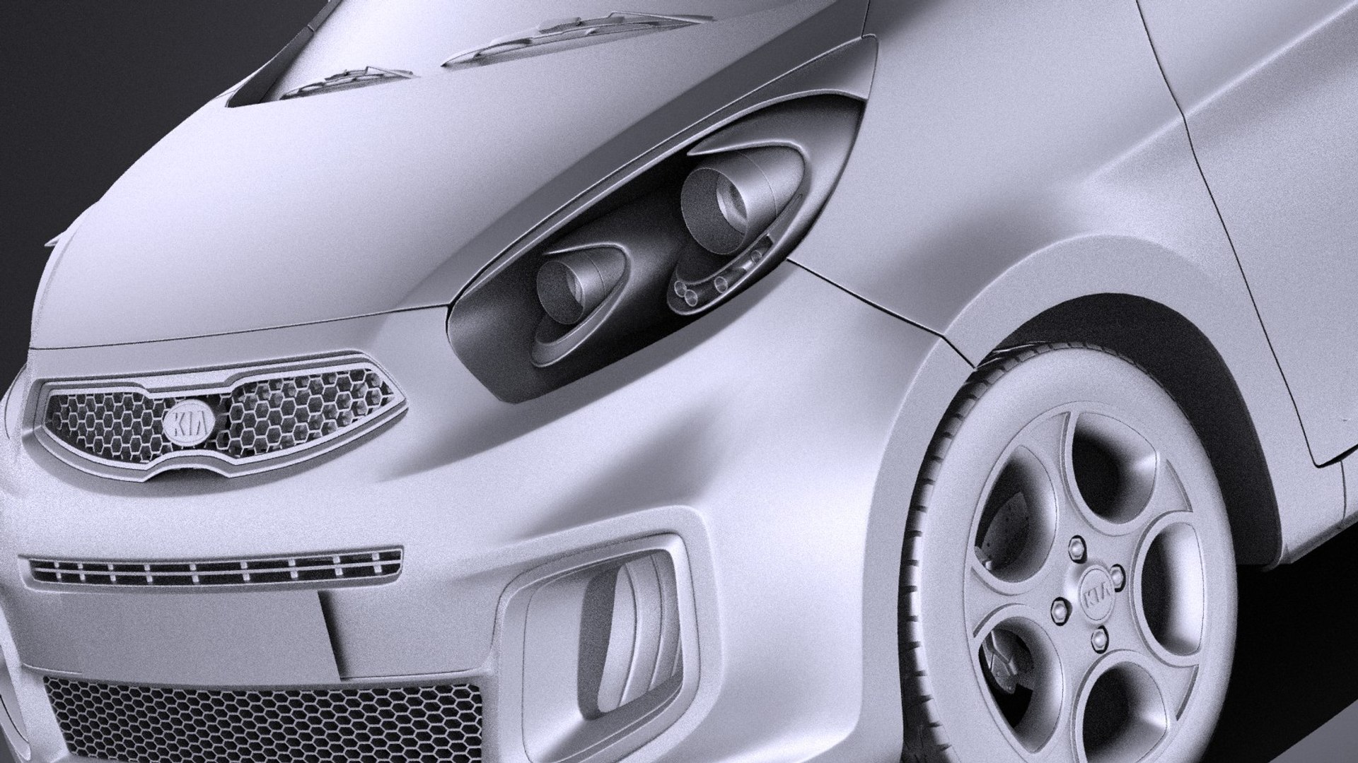 3d Model Kia Picanto 2015