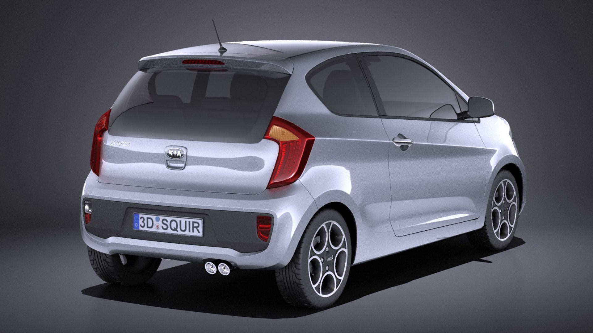 3d Model Kia Picanto 2015