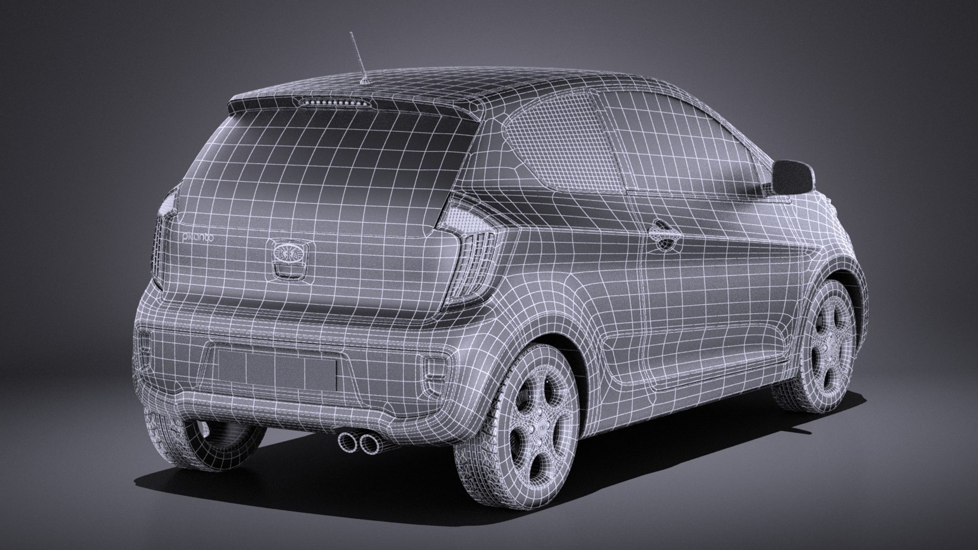 3d Model Kia Picanto 2015