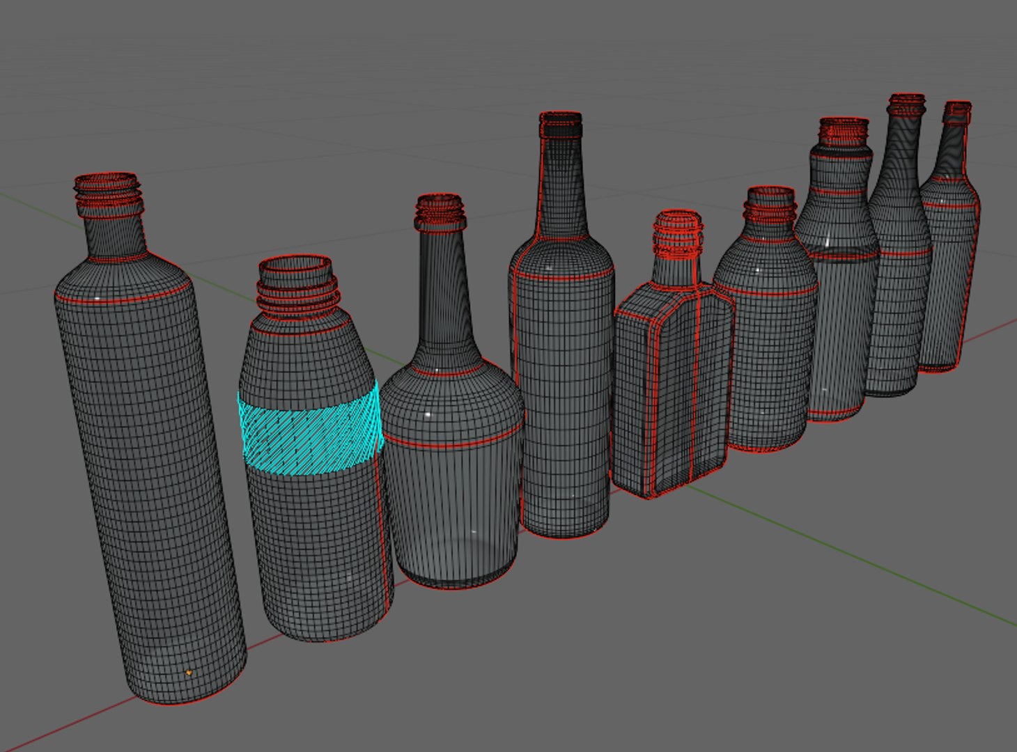 3D bottles model - TurboSquid 1992016