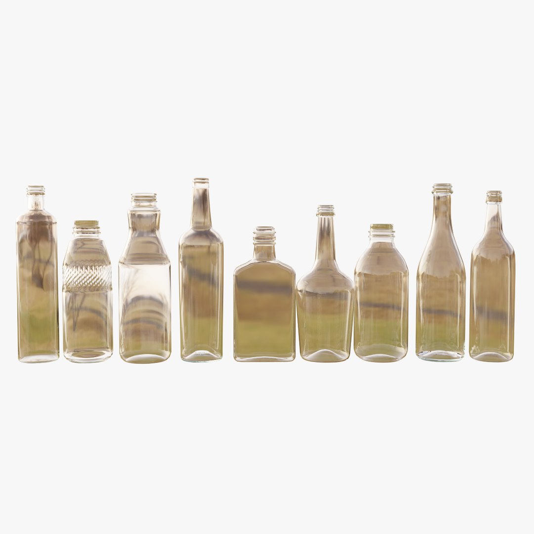 3D bottles model - TurboSquid 1992016
