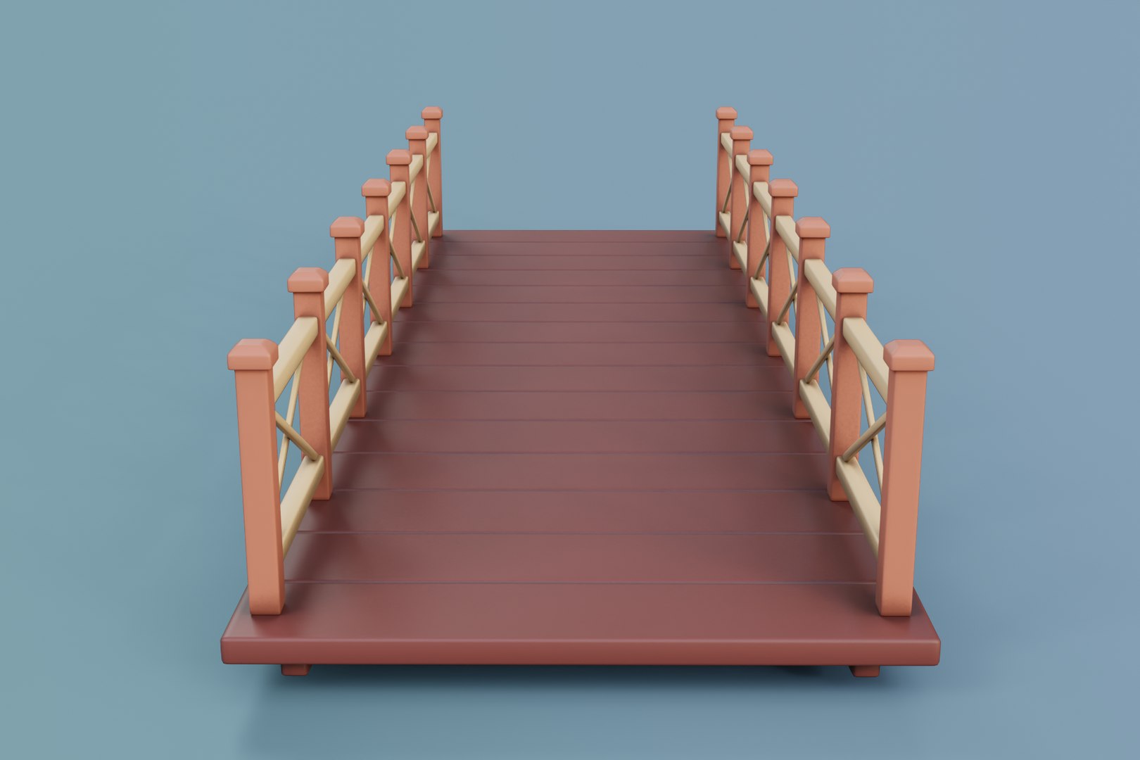 Cartoon Bridge 5 3D Model - TurboSquid 2392257