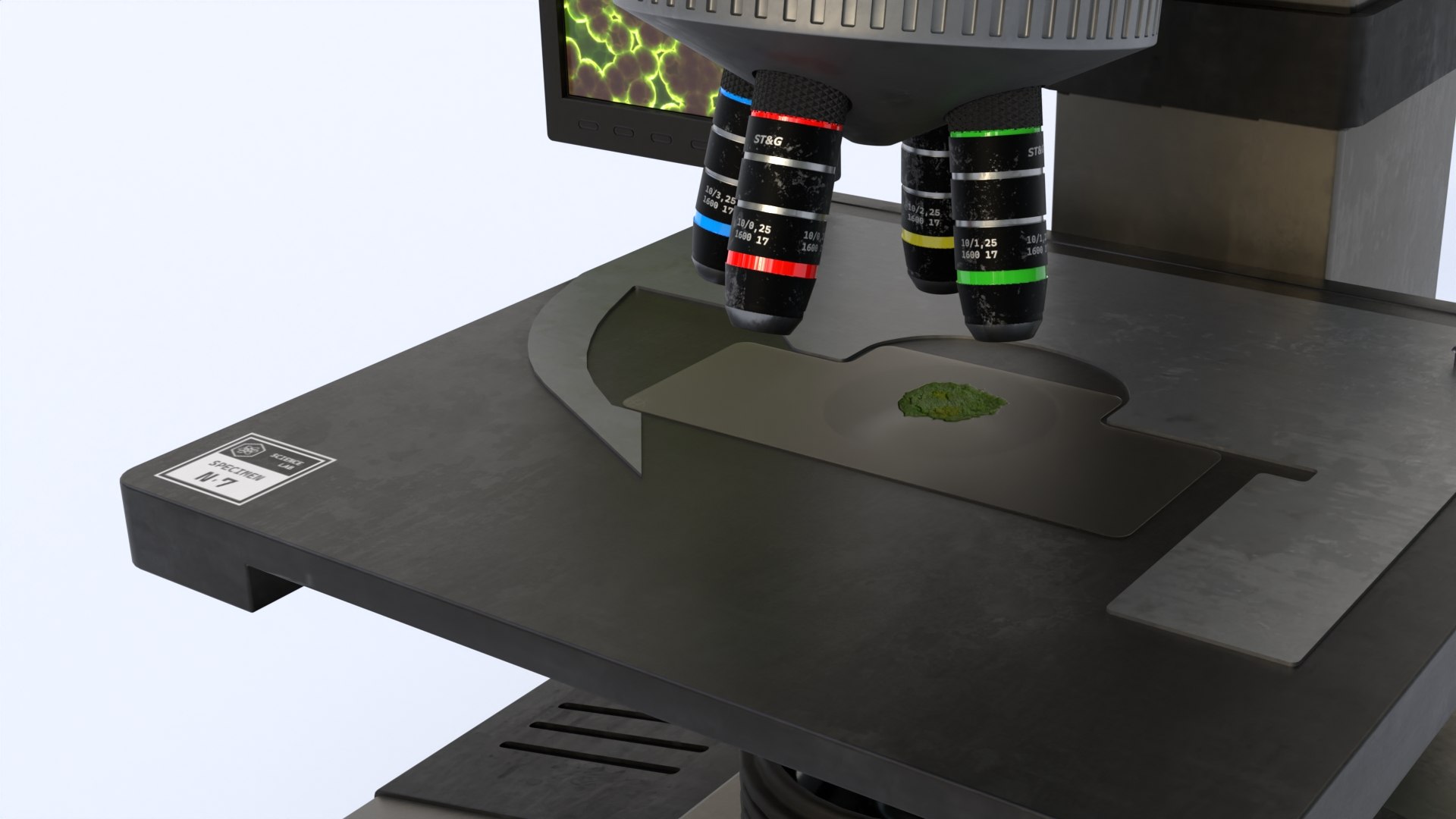 3D Model Microscope - TurboSquid 2235325