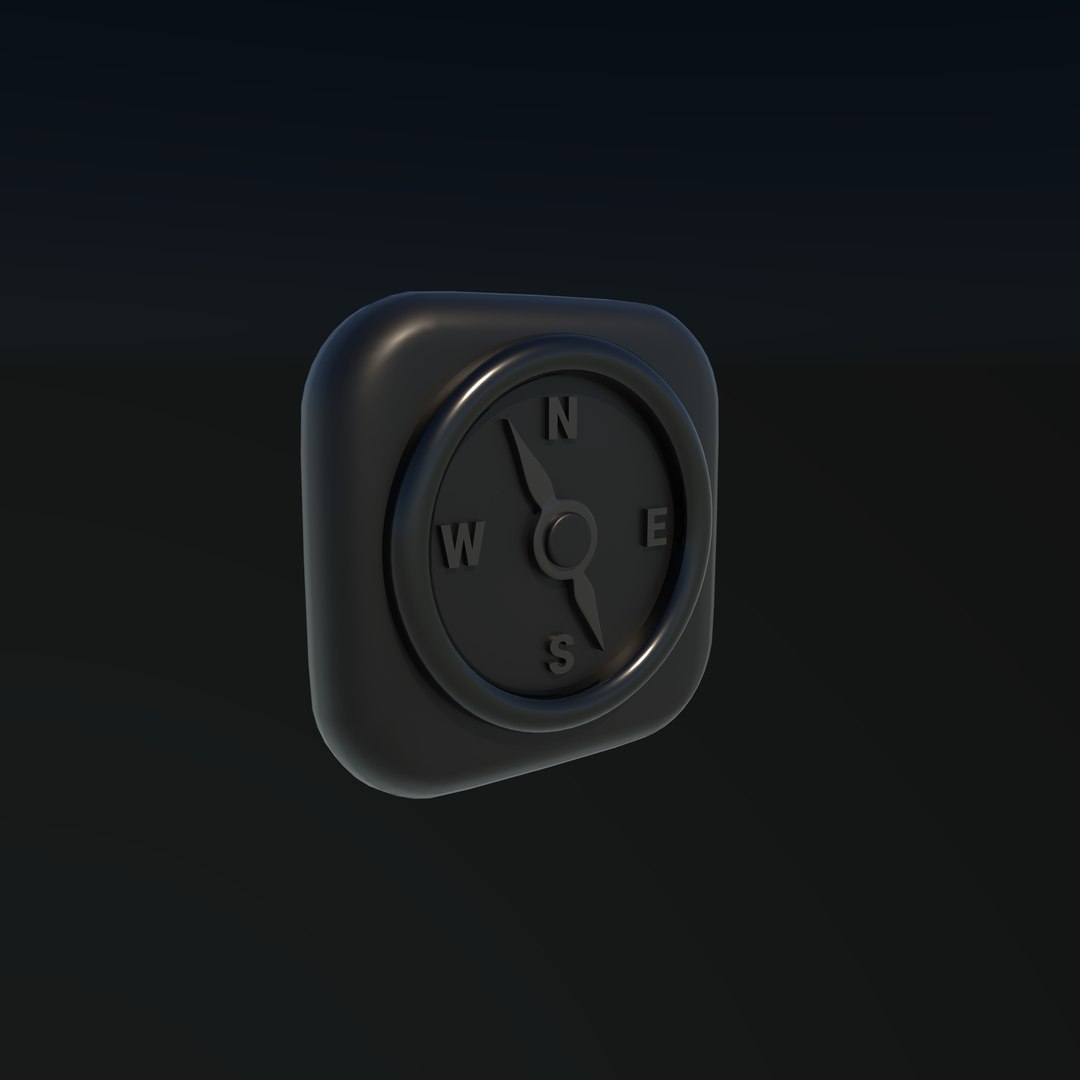 Compas Icon 3D Model 3D Model - TurboSquid 2336065