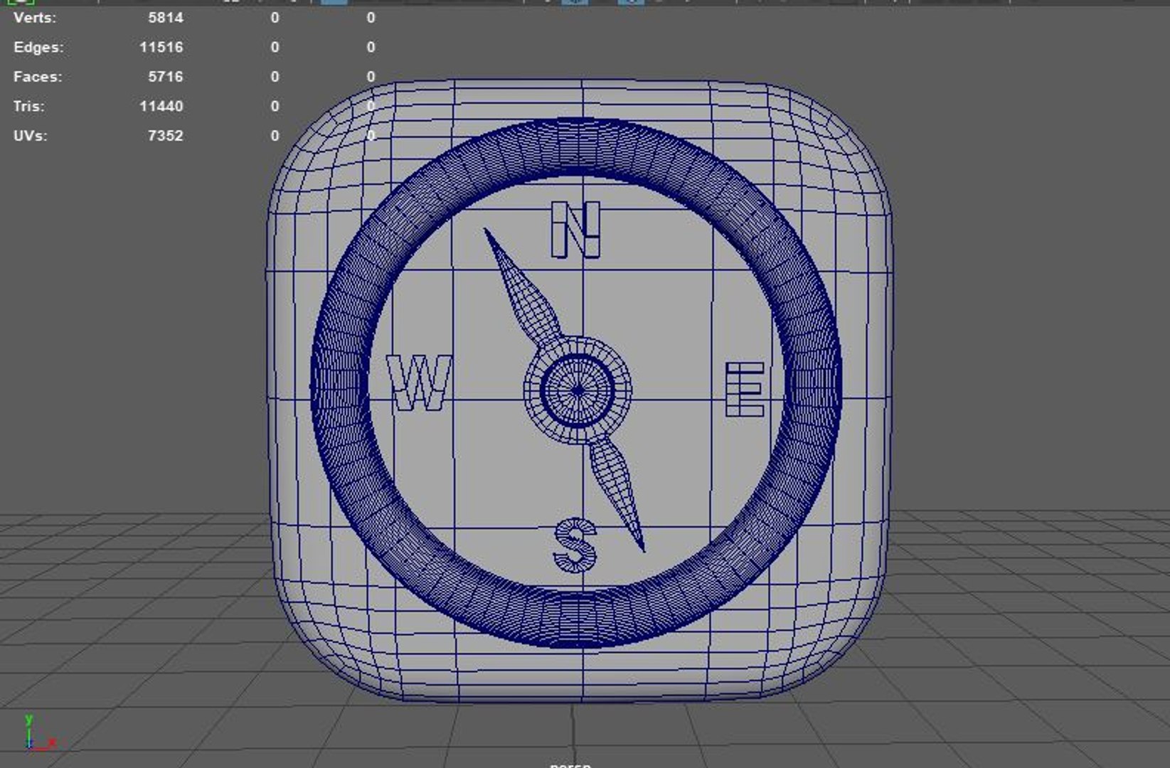 Compas Icon 3D Model 3D Model - TurboSquid 2336065