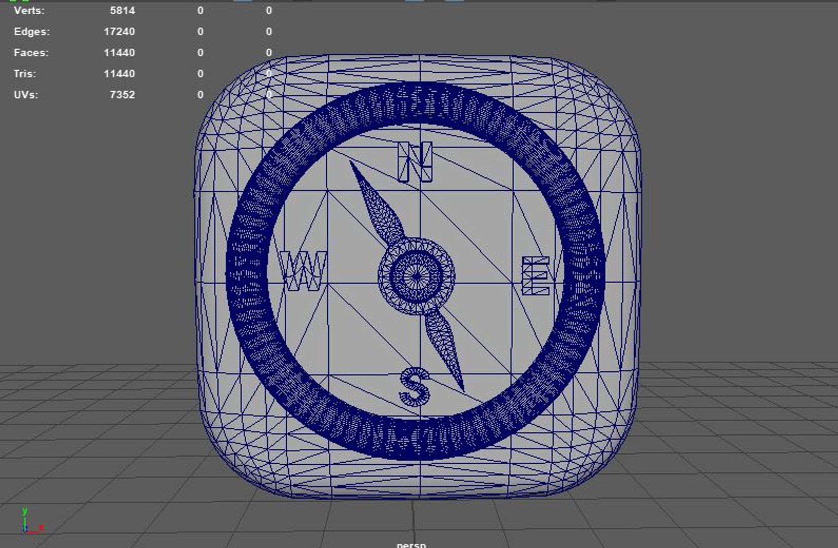Compas Icon 3D Model 3D Model - TurboSquid 2336065