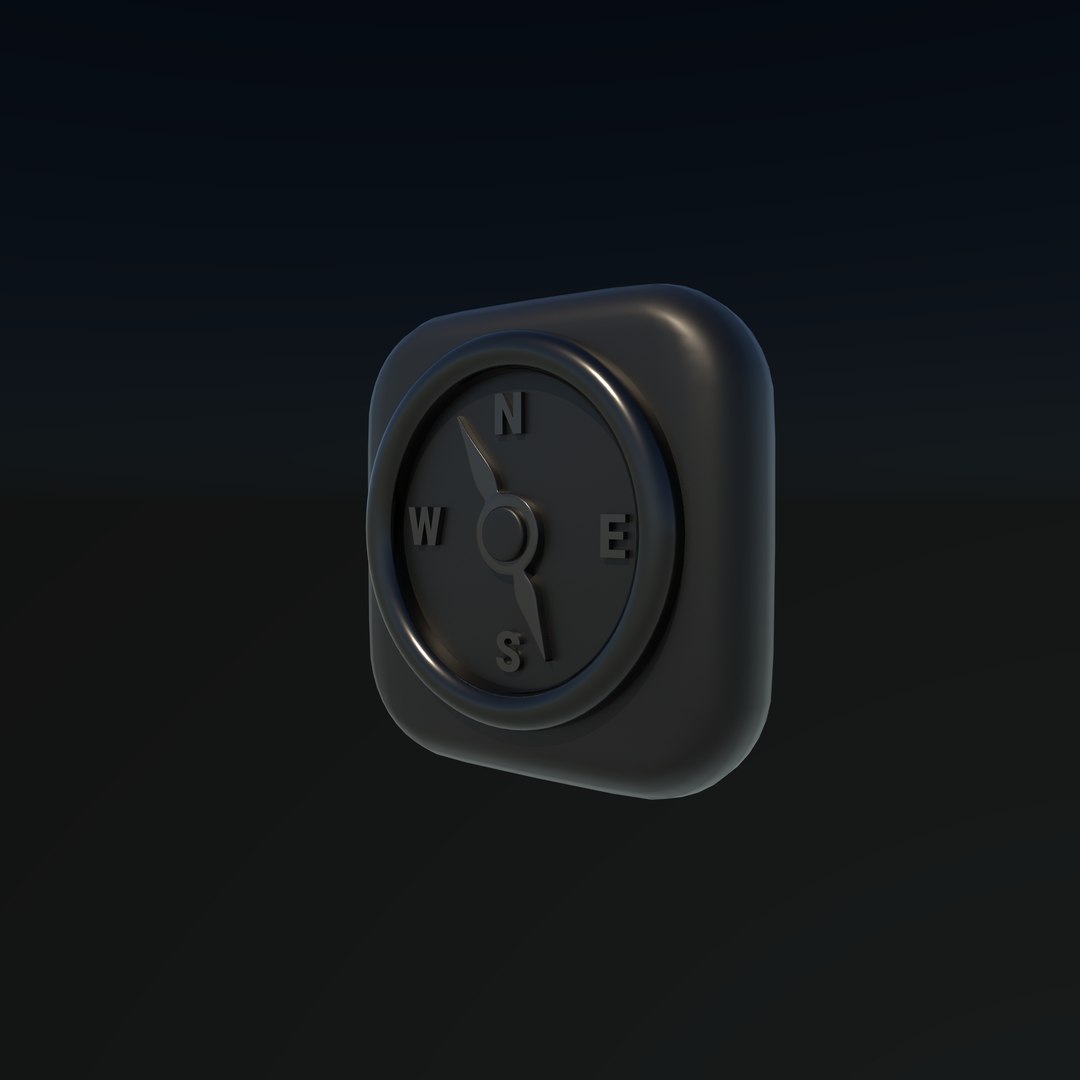 Compas Icon 3D Model 3D Model - TurboSquid 2336065