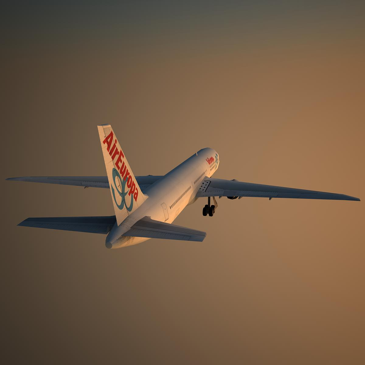 3d boeing aea model
