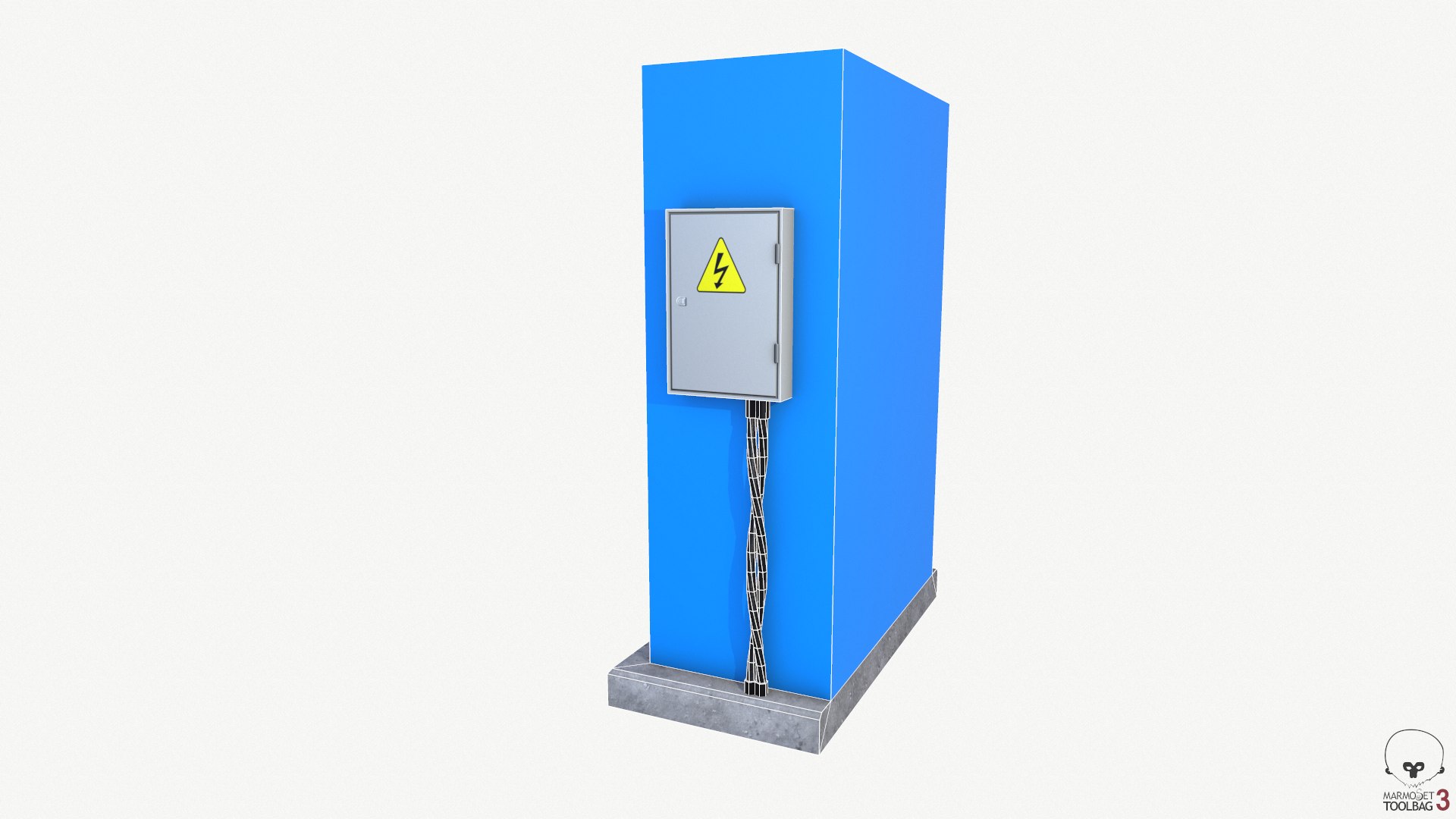 Electrical box 3D model - TurboSquid 1664668