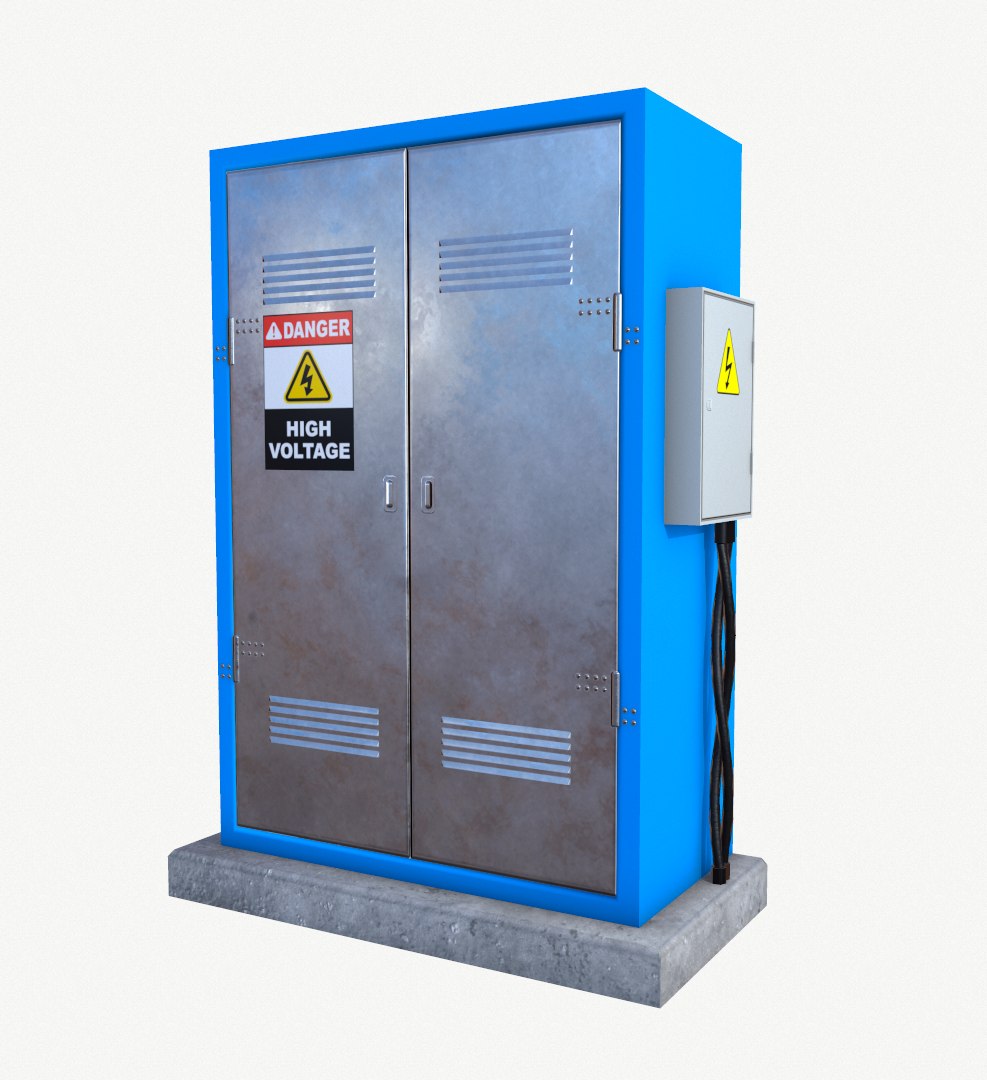 Electrical box 3D model - TurboSquid 1664668