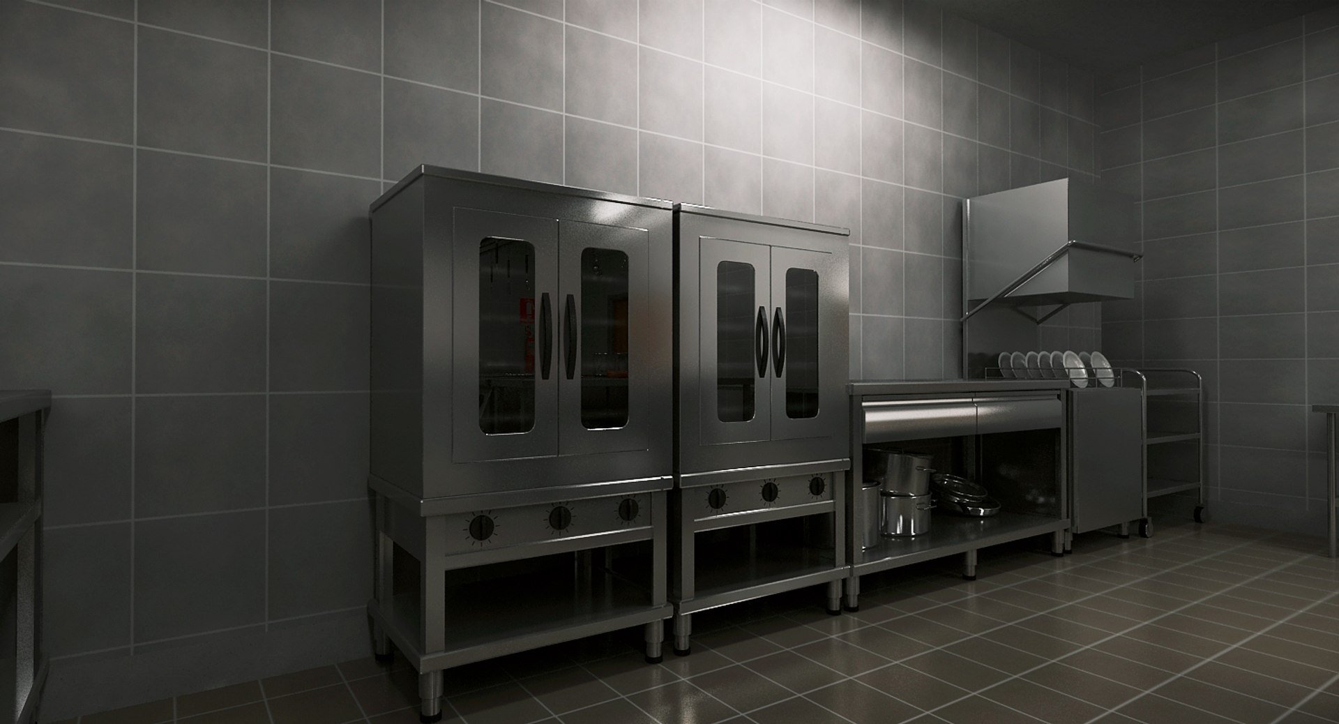 Commercial Kitchen 3D - TurboSquid 1403718