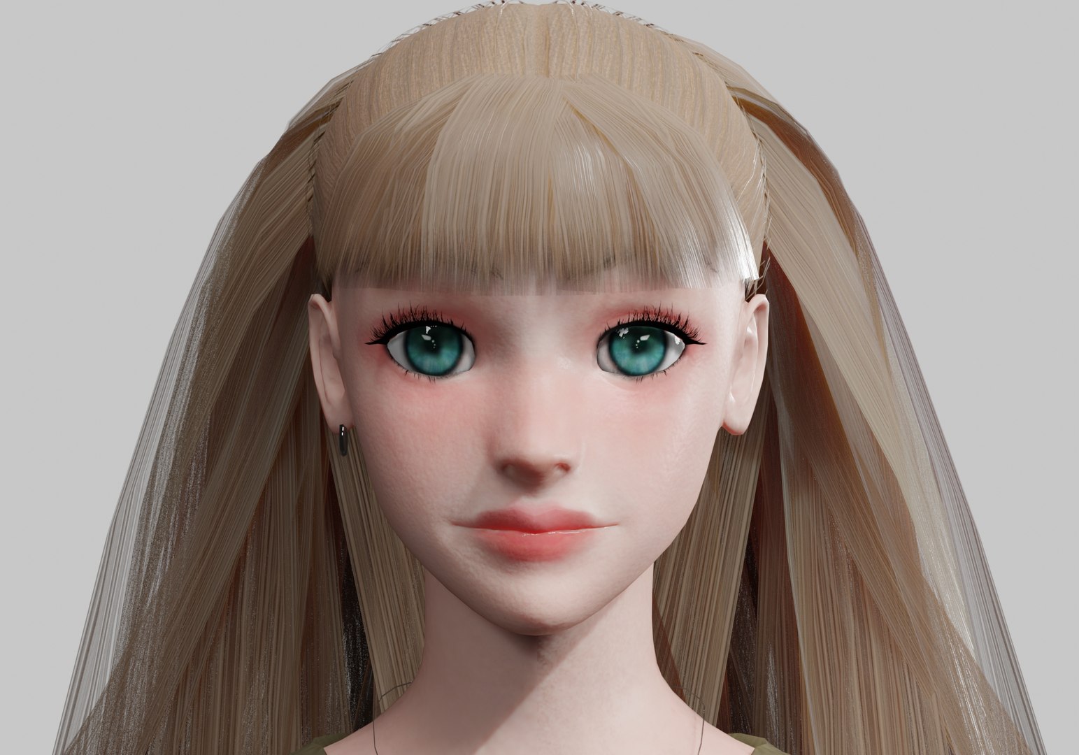 3D Model Cute Cool Woman V30300 - TurboSquid 2278026