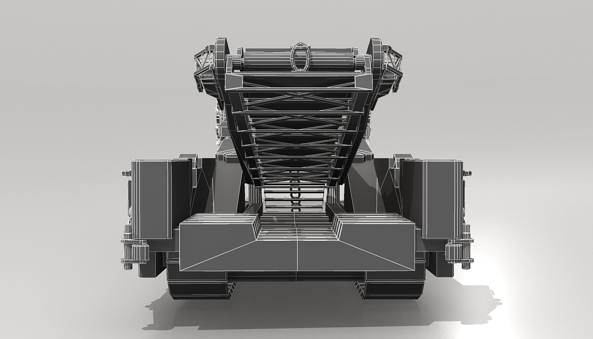 Continuous Miner 3d Model