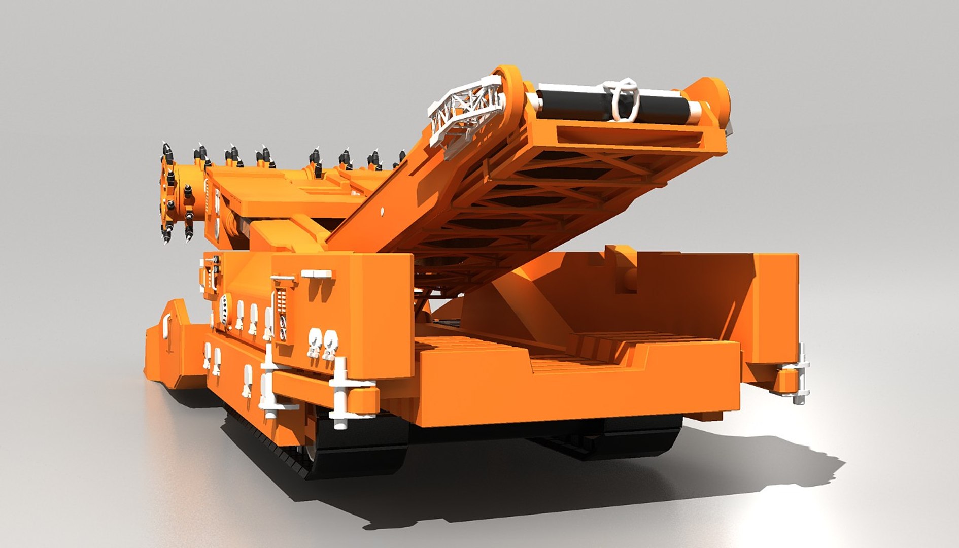 Continuous Miner 3d Model