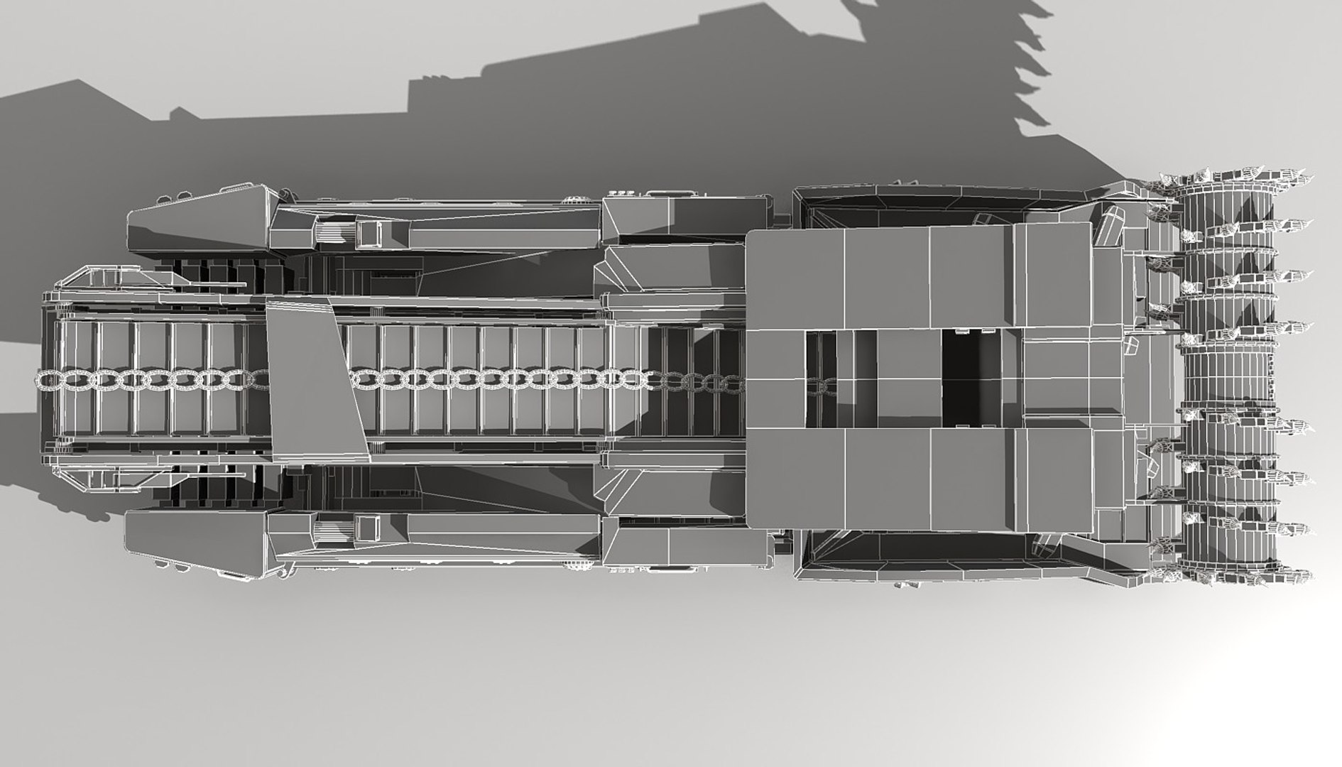 Continuous Miner 3d Model