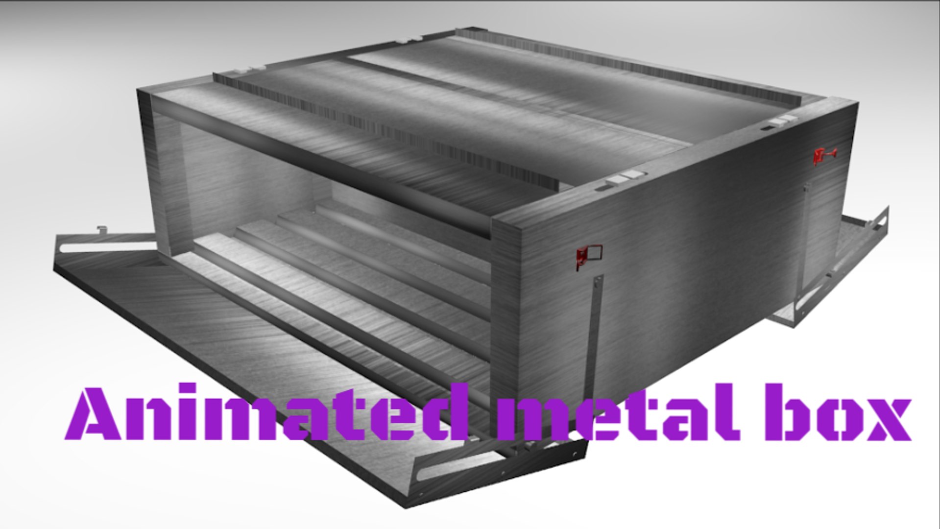 3D Metal Box - TurboSquid 1255250