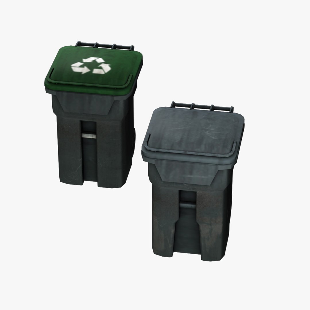 3D Trash Can - TurboSquid 2041573