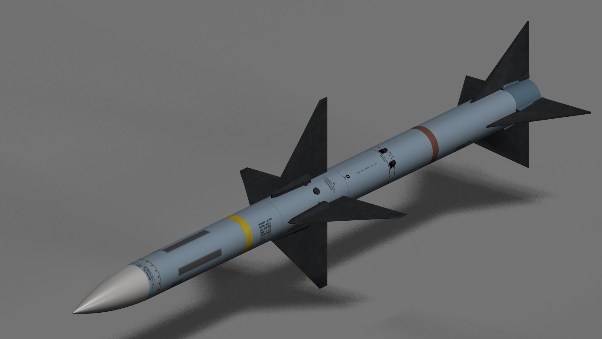 3d 3ds Missile Aim-7