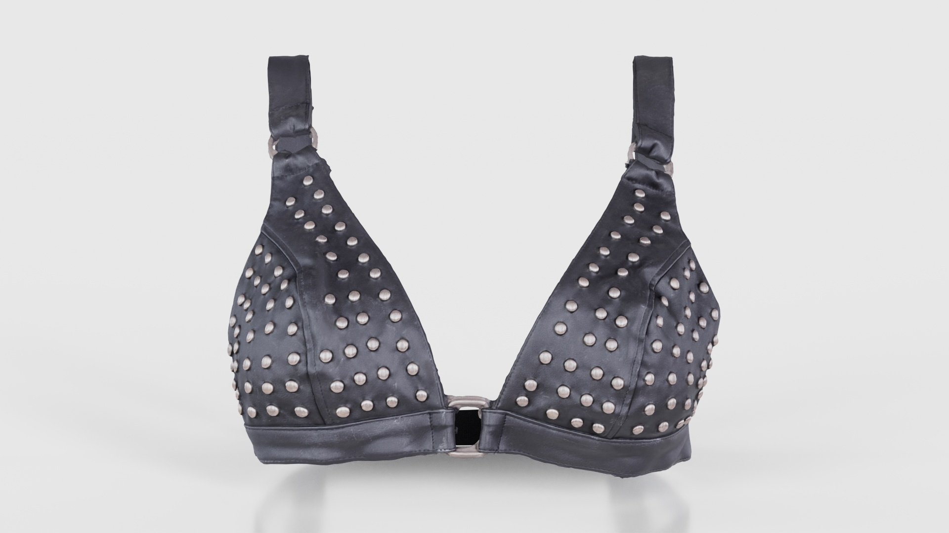 3D Studded Leather Bra Remastered - TurboSquid 2361801