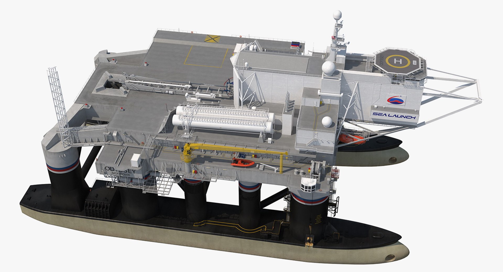 3D mobile spacecraft launch platform model - TurboSquid 1410190