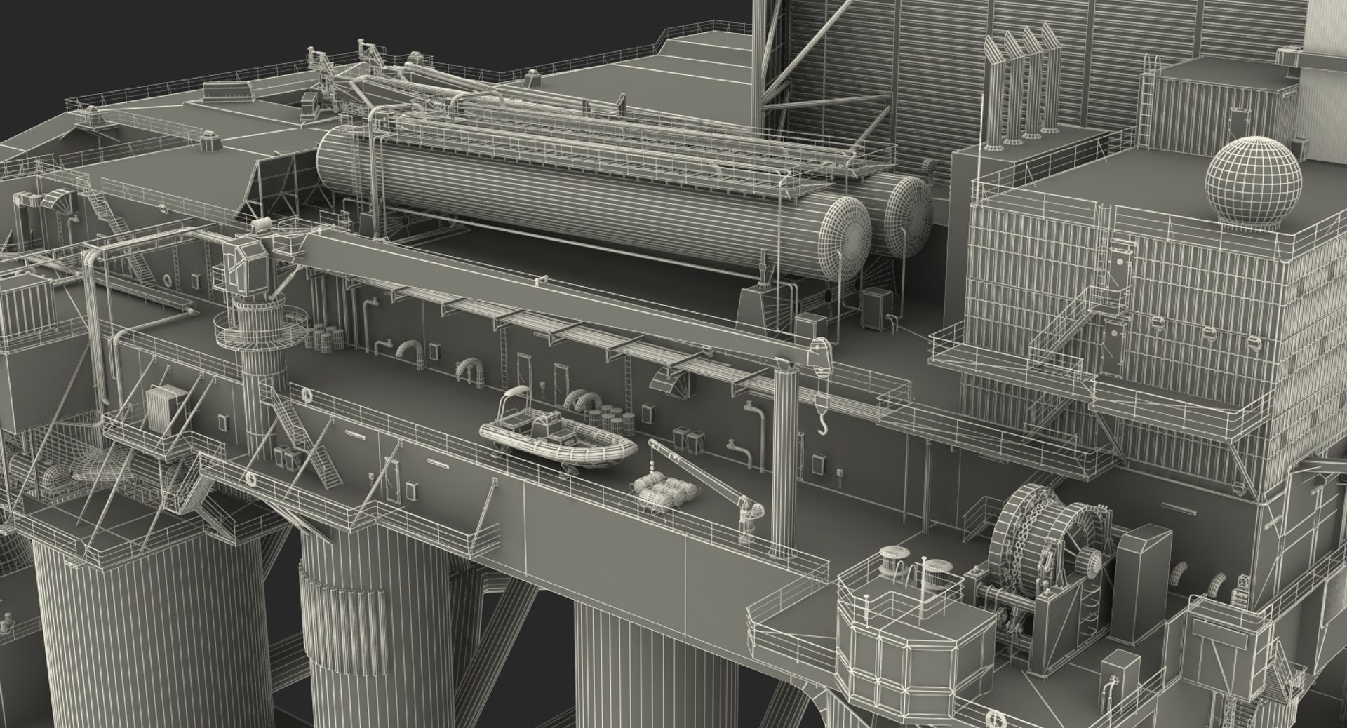 3D Mobile Spacecraft Launch Platform Model - TurboSquid 1410190