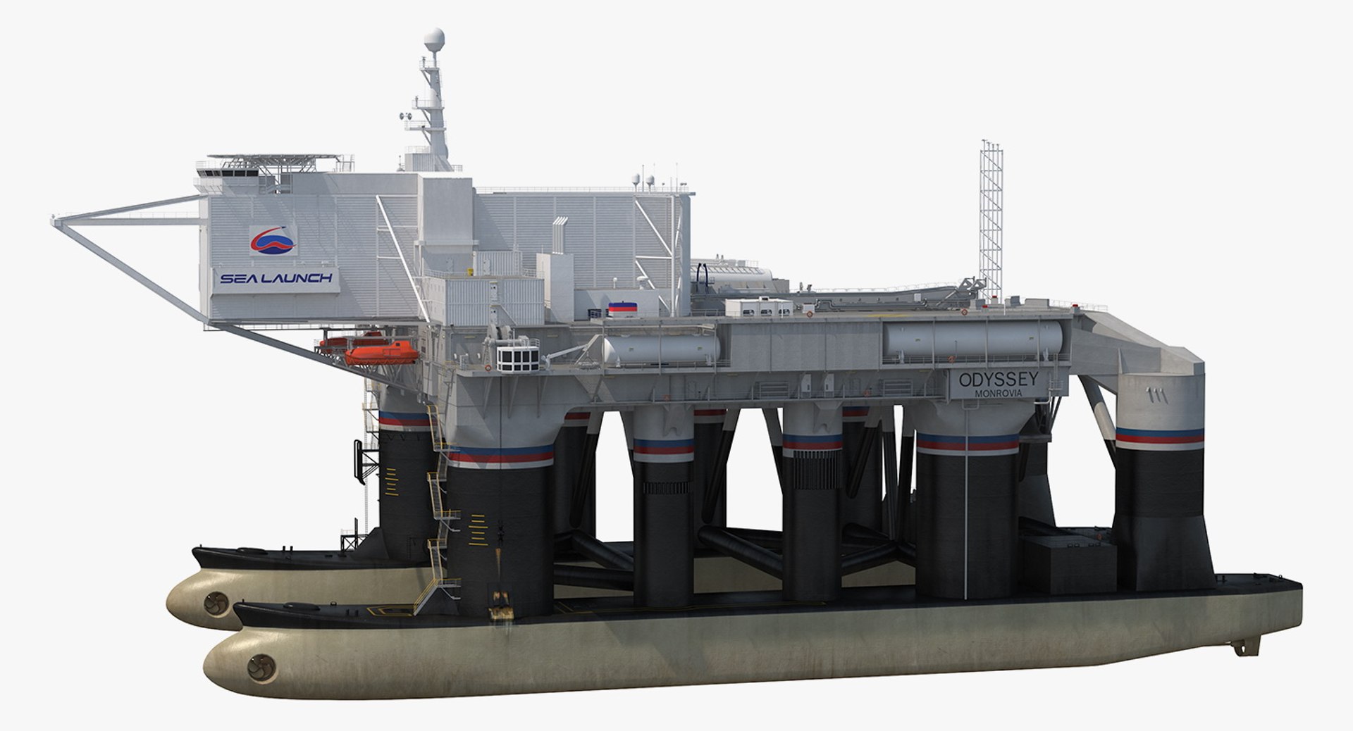 3D mobile spacecraft launch platform model - TurboSquid 1410190