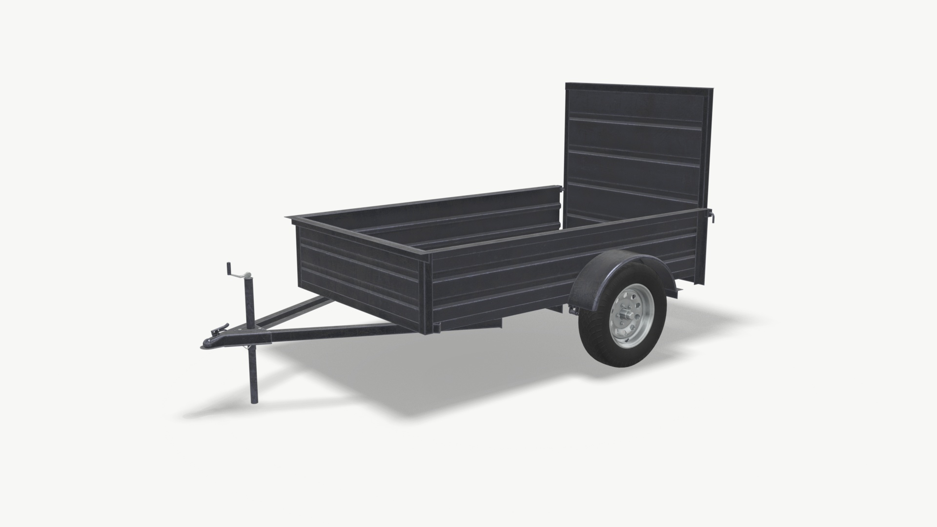 3D model Utility Trailer 3D Model PBR - TurboSquid 2017560