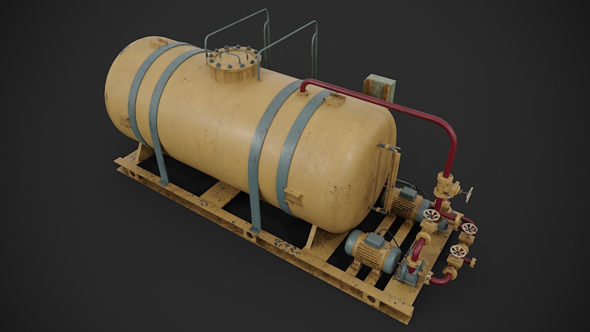 Oil Storage 3D Model - TurboSquid 1567477
