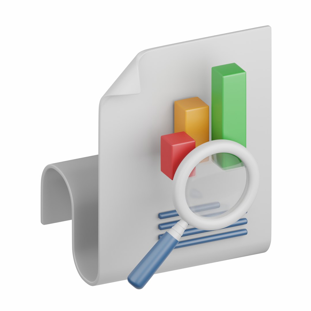 3d rendering data research isolated useful for business and finance ...